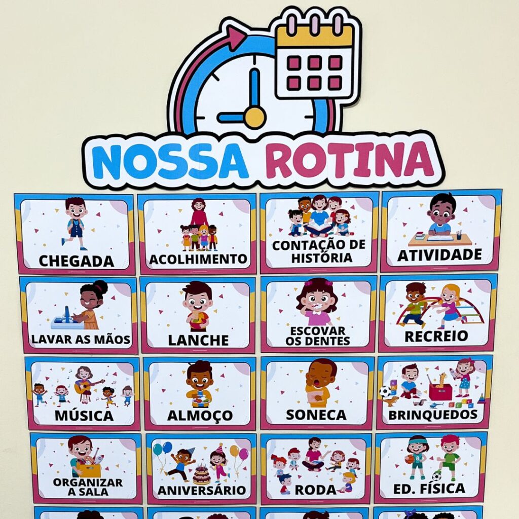 Rotina para Educação Infantil | Imprima Atividades