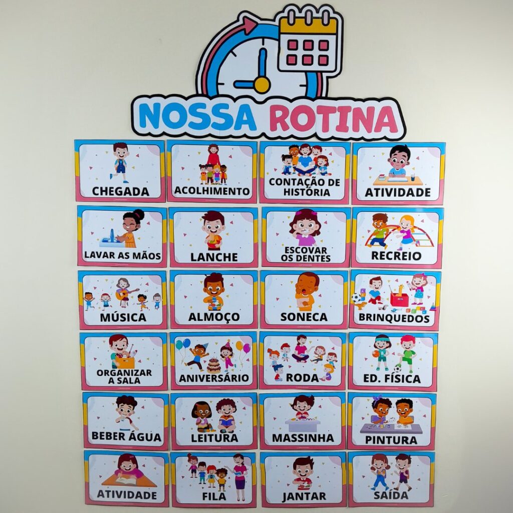 Rotina para Educação Infantil | Imprima Atividades