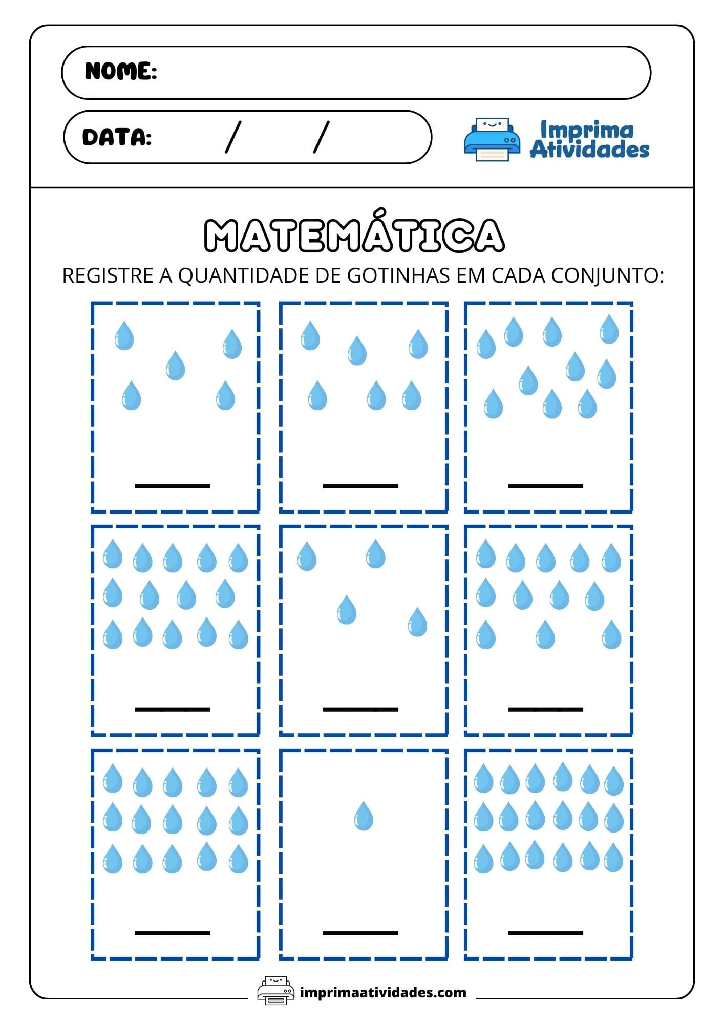 Dia da Água - 5 Atividades Grátis | Imprima Atividades