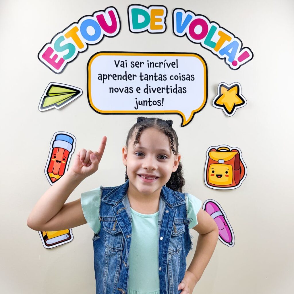 Painel de Foto Volta às Aulas | Imprima Atividades