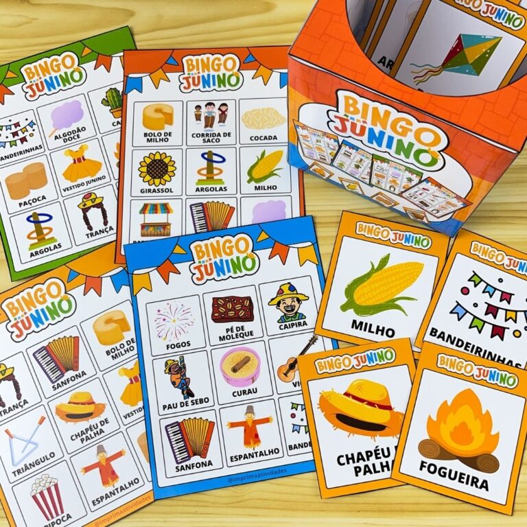 Bingo Junino | Imprima Atividades
