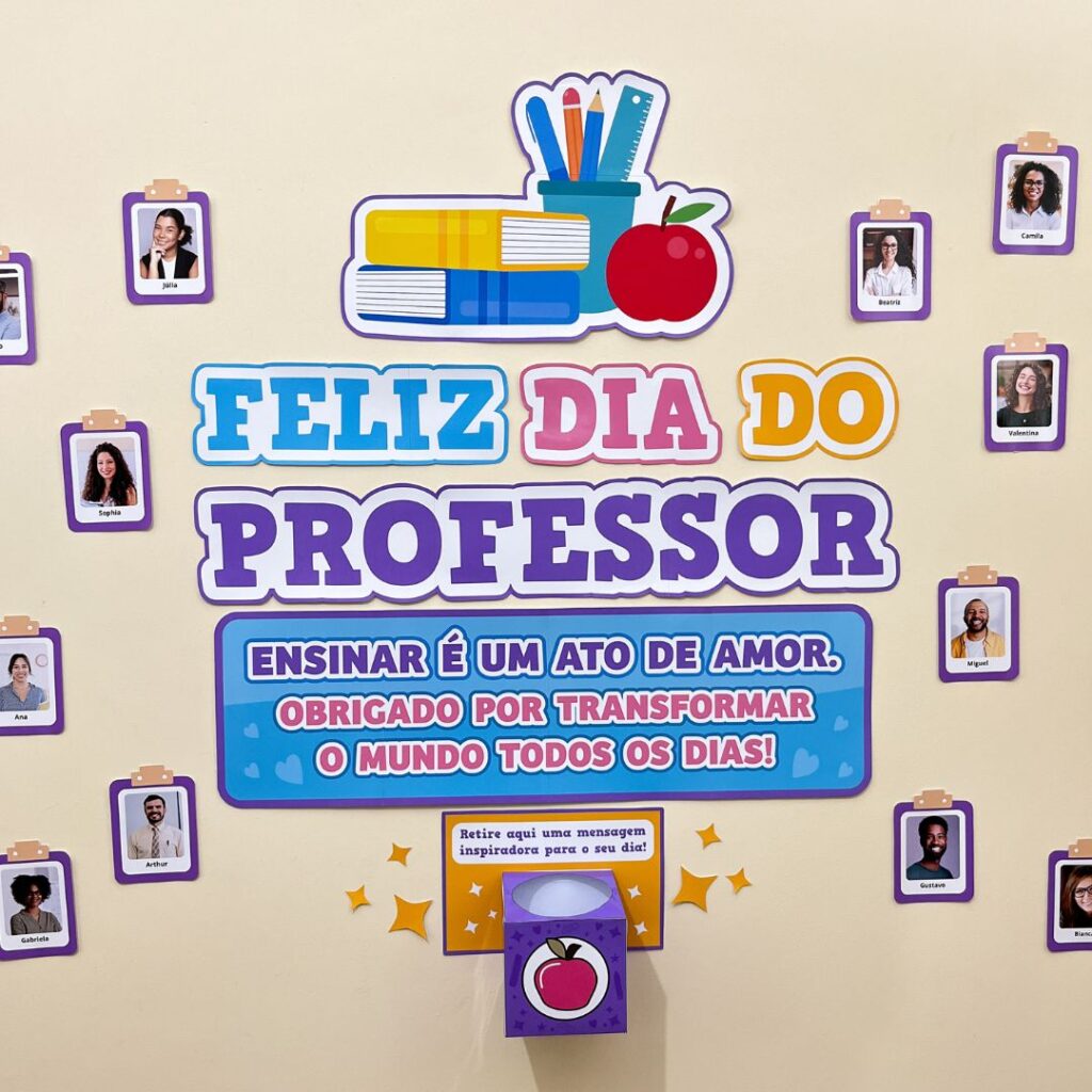 Painel Dia do Professor | Imprima Atividades