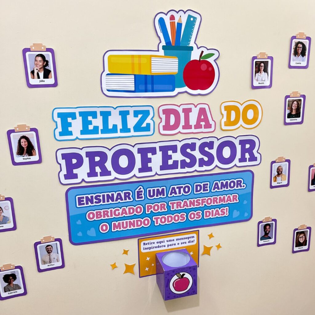 Painel Dia do Professor | Imprima Atividades