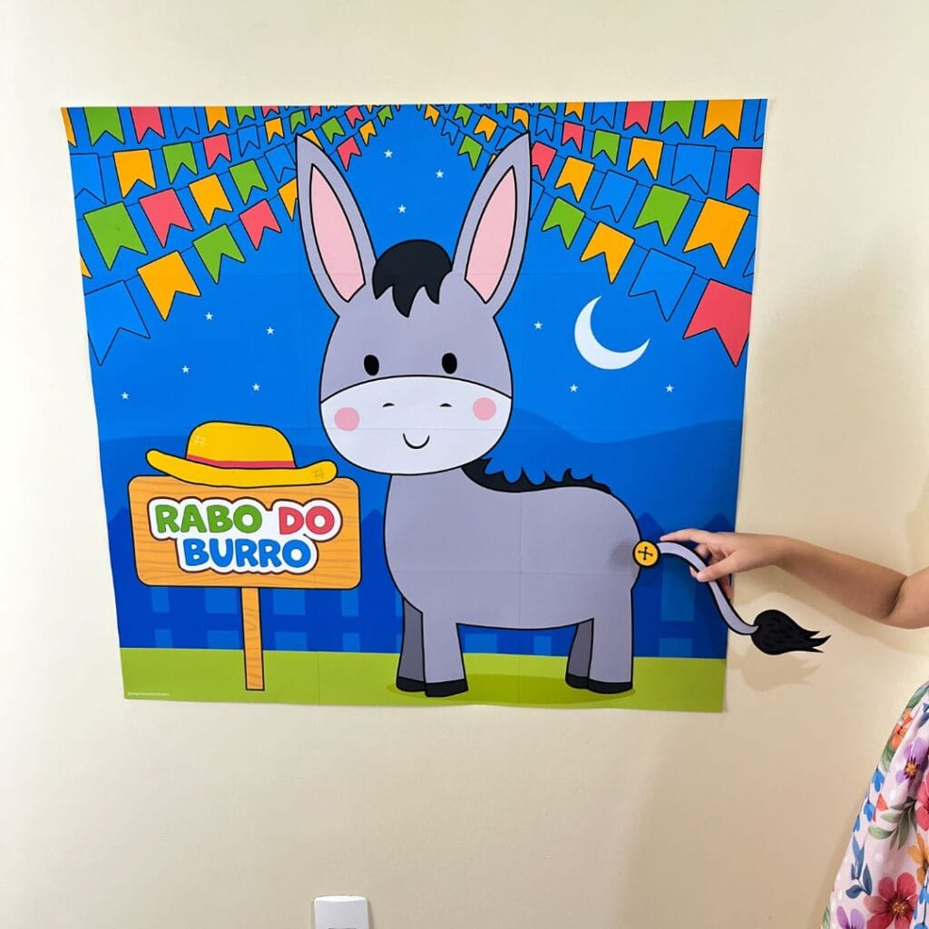 Brincadeira Rabo Do Burro Imprima Atividades